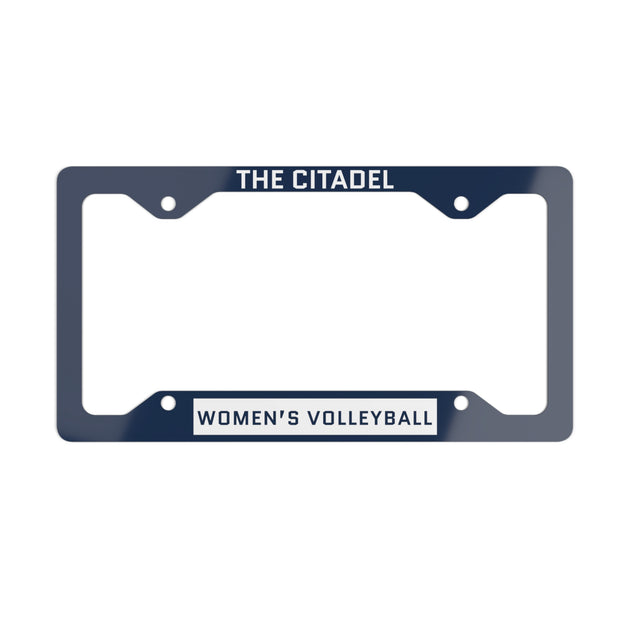 The Citadel, Women's Volleyball License Plate Frame | Big Red Palmetto ...