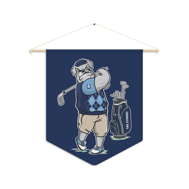 The Citadel, Golfing Spike, Wall Pennant | Big Red Palmetto Store