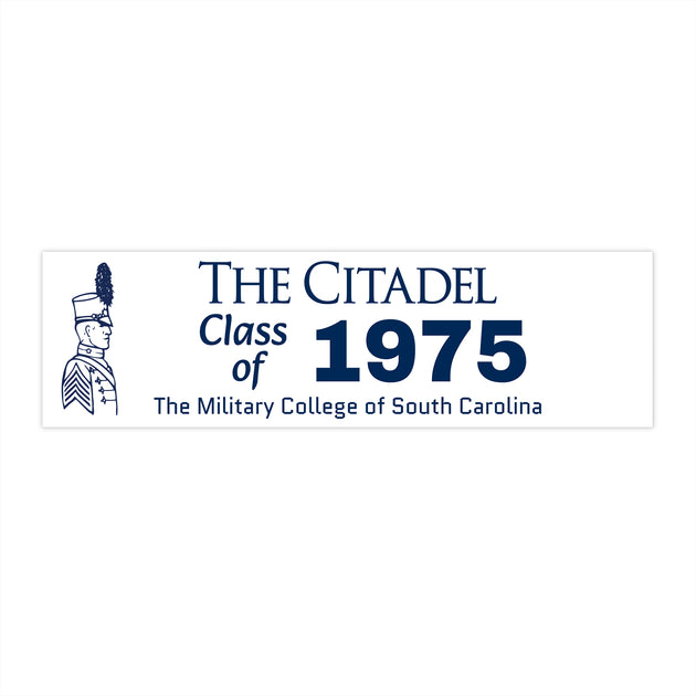 The Citadel White Background Class of ....Bumper Stickers | Big Red ...