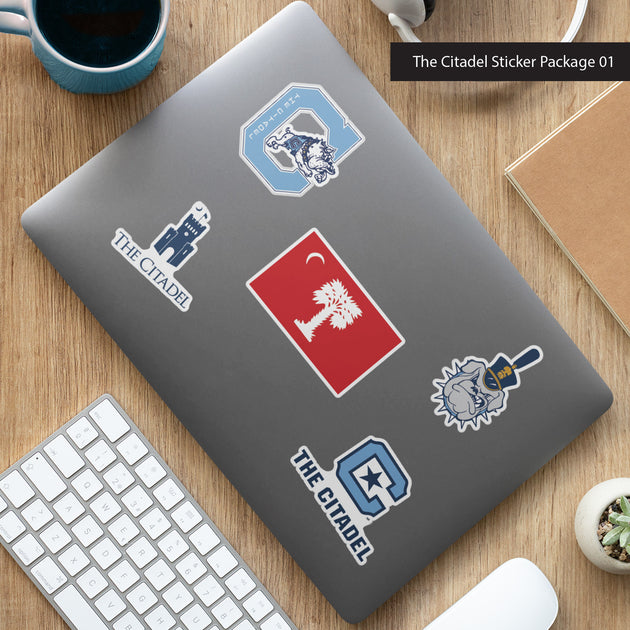 The Citadel Sticker Package 01 - 5 Stickers | Big Red Palmetto Store