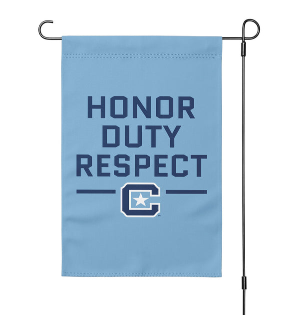 Honor Duty Respect Garden Flag | Big Red Palmetto Store