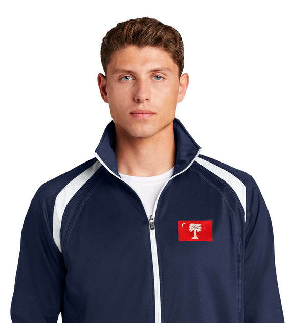 The Citadel, Big Red, Tricot Track Embroidery Jacket | Big Red Palmetto ...