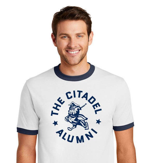 The Citadel, Alumni Marching Bulldog Ringer Tee Shirt | Big Red ...