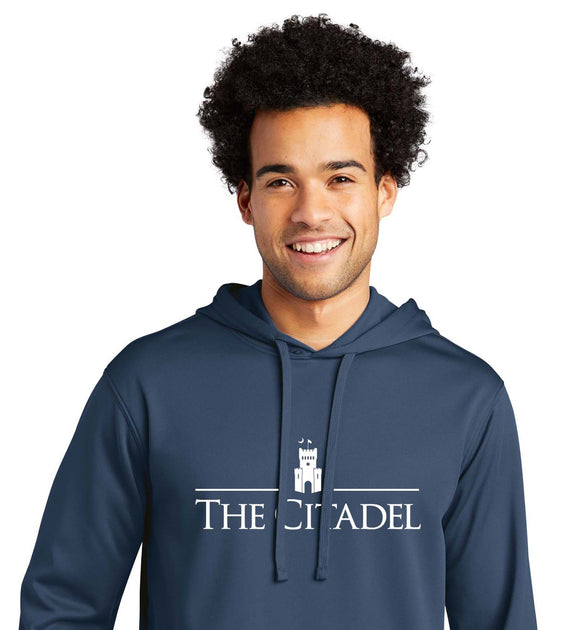The Citadel Barracks Fleece Pullover Hoodie | Big Red Palmetto Store